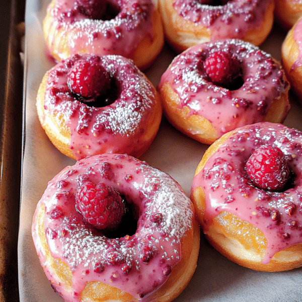 Baked Raspberry Donuts - My Daily Meals