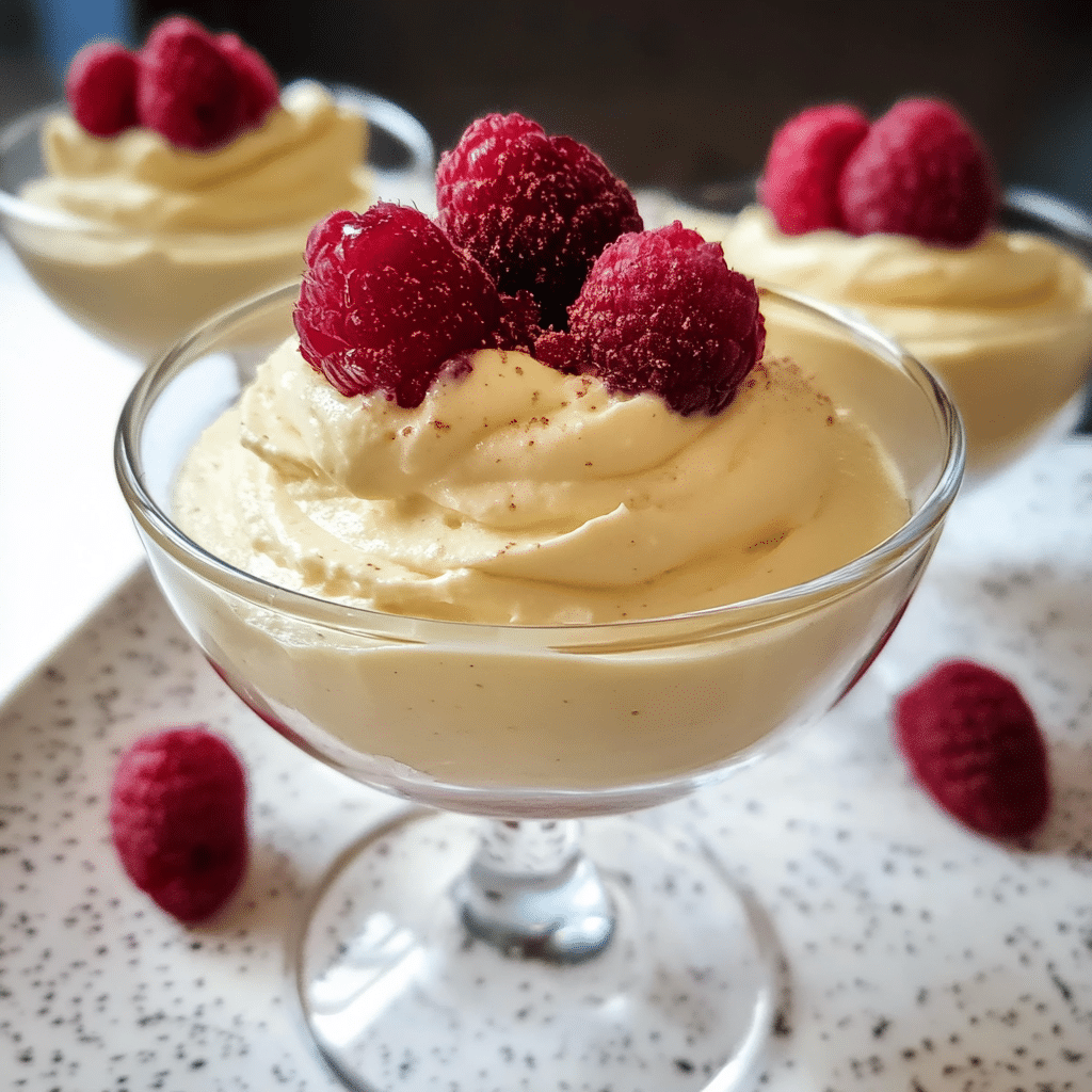 Classic French Vanilla Mousse - My Daily Meals
