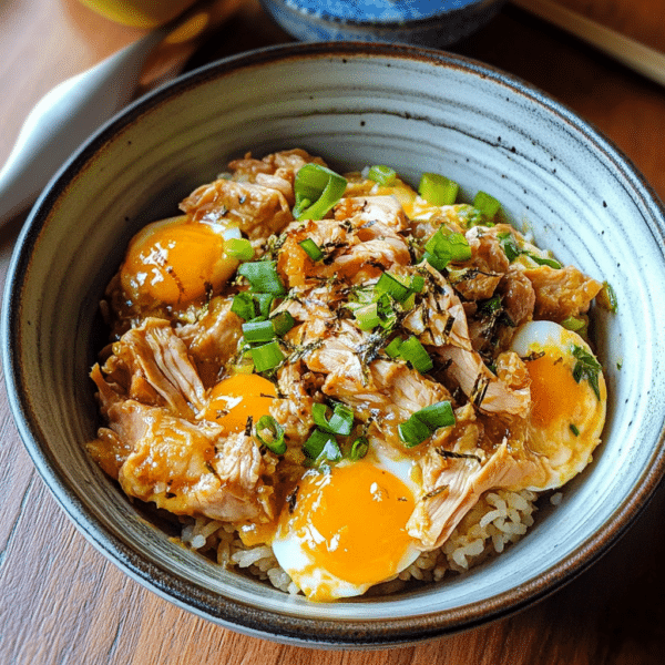 Oyakodon (Japanese Chicken and Egg Rice Bowl) - My Daily Meals