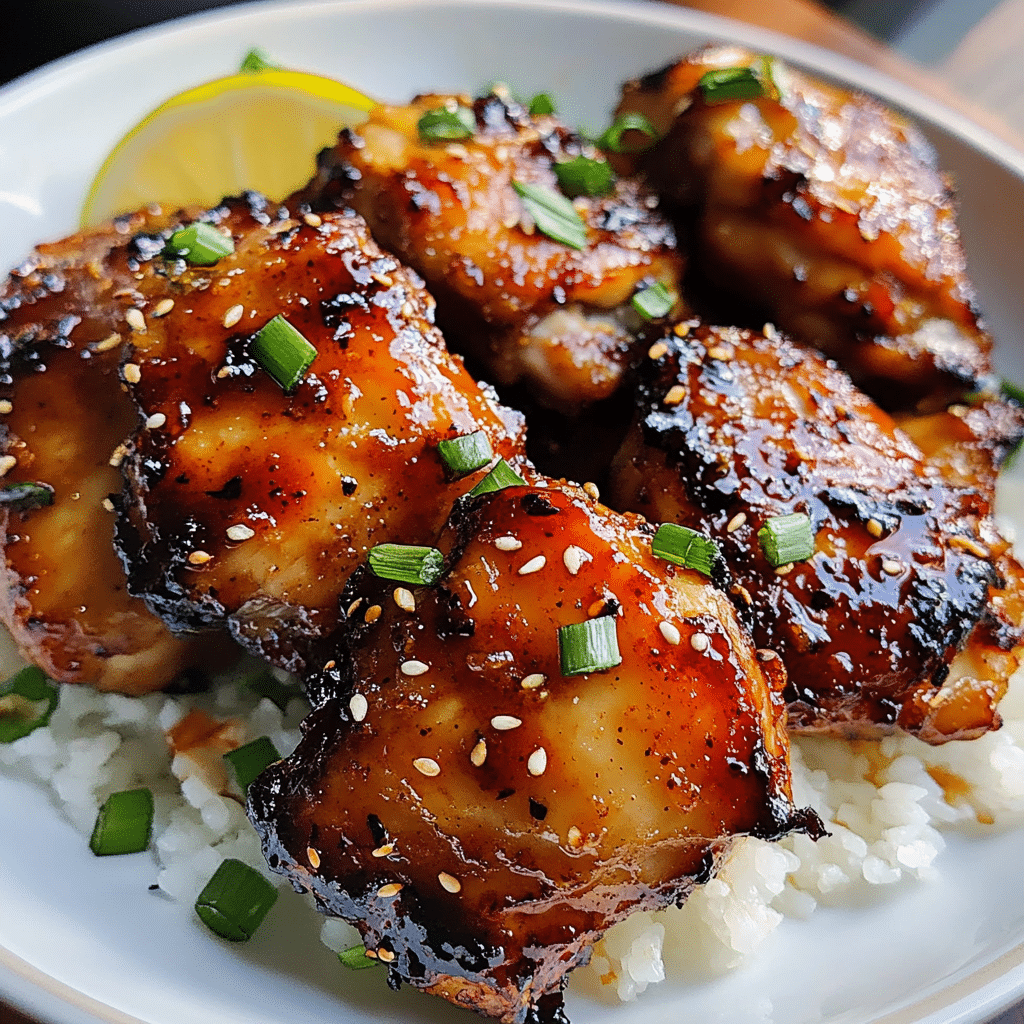 Sticky Sweet Chili Chicken Thighs Recipe - My Daily Meals