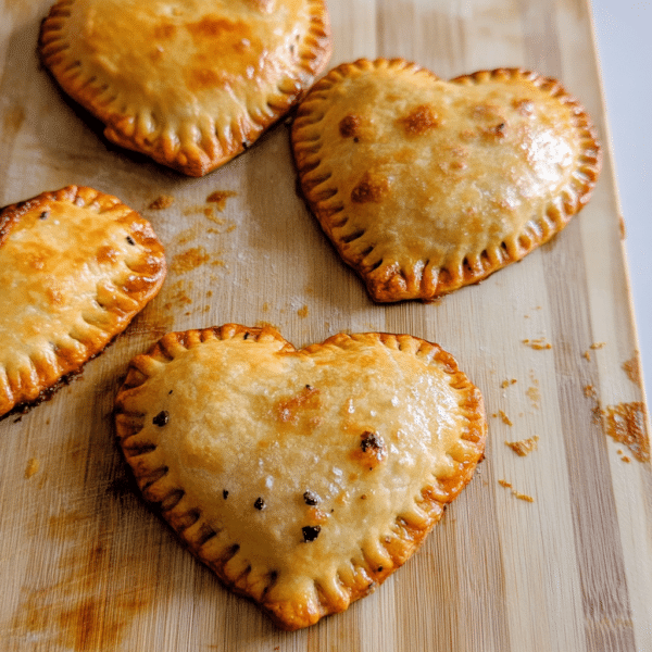 Mini Heart-Shaped Calzones - My Daily Meals