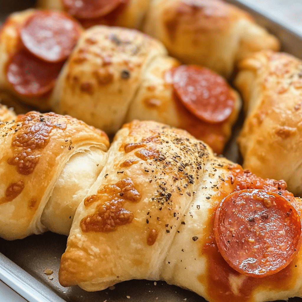 Pepperoni Pizza Crescent Rolls - My Daily Meals